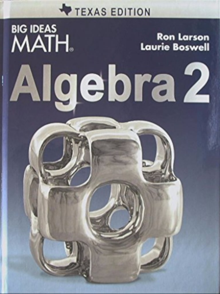 Big Ideas Math Algebra 2 Texas 9781608408160